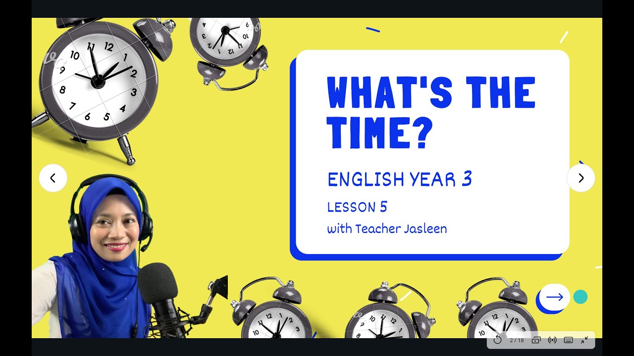 ENGLISH YEAR 3 : WHATS THE TIME? - YouTube
