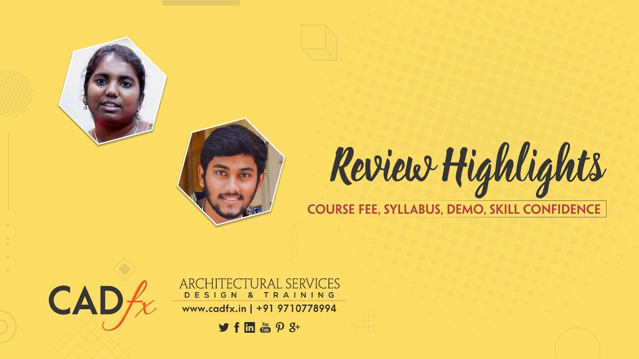 CADfx Vray Training Institute - Review Highlights | Student's Feedback ...