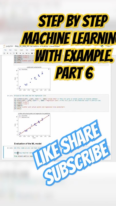 Step by step Machine learning With example. part6. #education #tutorial ...