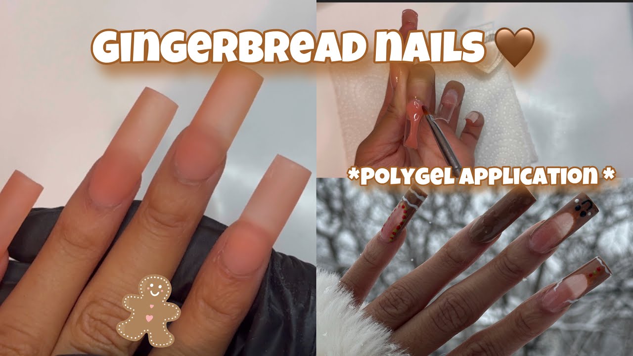 Gingerbread Nails Using Some Of My Favorite Products 🤎 FT. Nail Reserve ...