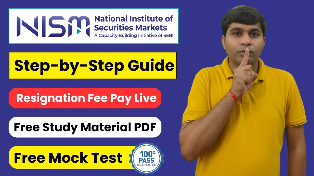 NISM Registration: Procedure for NISM Exam Registration Step by Step ...