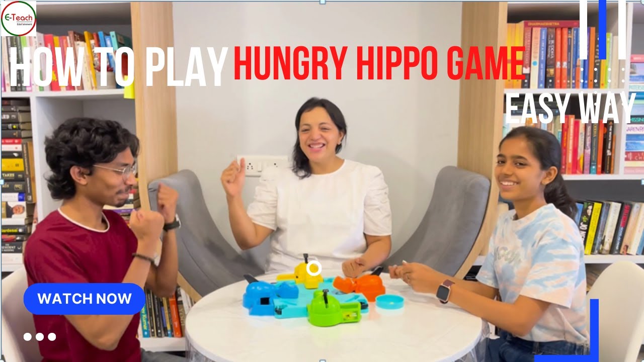How to play hungry hippo game/Board Game - YouTube