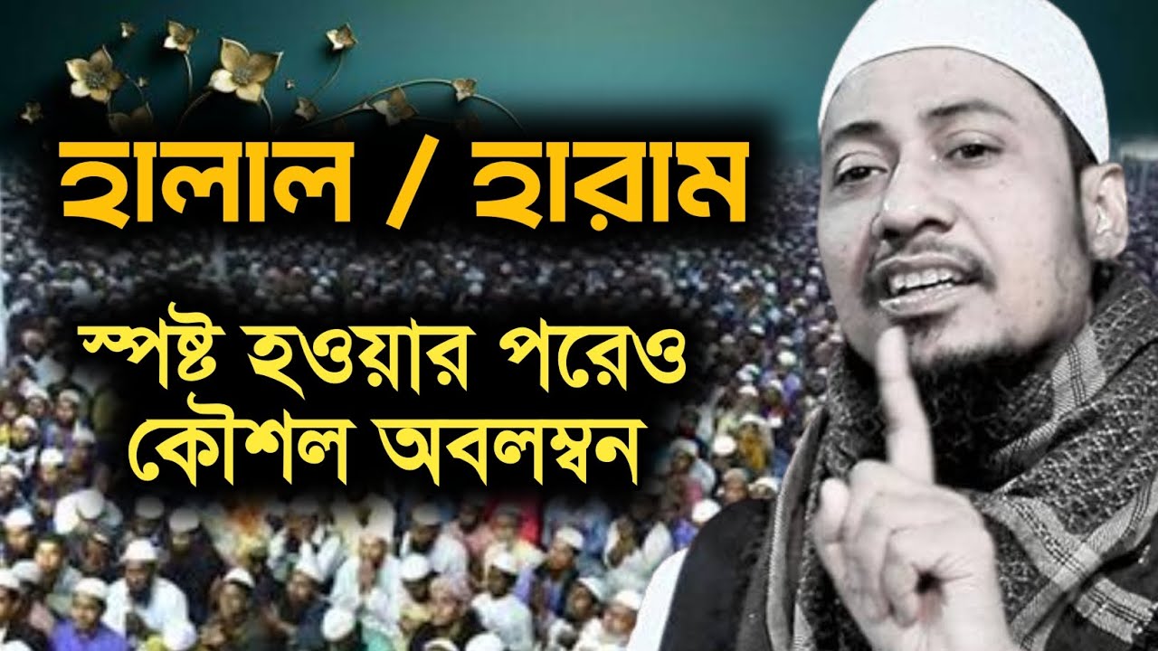 হালাল হারাম ওয়াজ | আনিসুর রহমান আশরাফী ওয়াজ | Halal Haram Waz ...