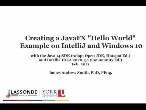 Practical Java: a first JavaFX project in IntelliJ using Windows 10 ...