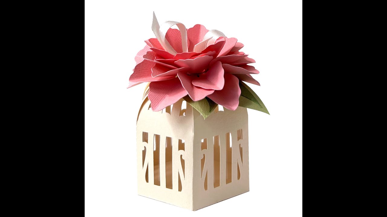Tutorial cage flower box - YouTube