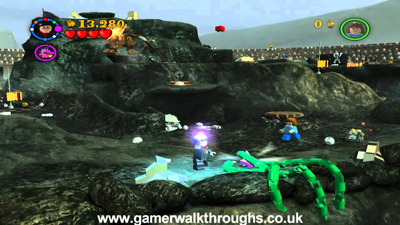 Lego harry potter walkthrough - The First Task - YouTube