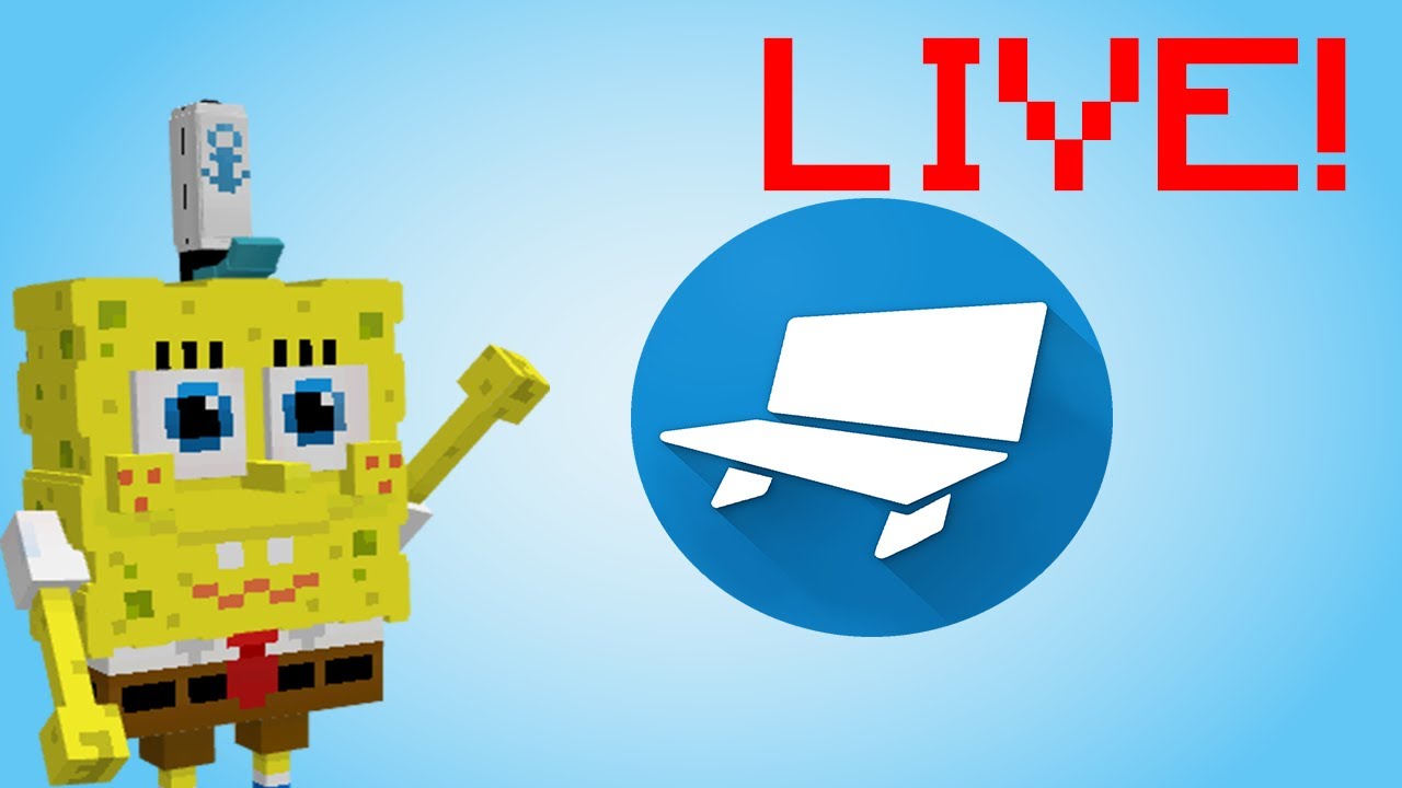 Making the Minecraft SpongeBob Addon - LIVE on Blockbench - YouTube