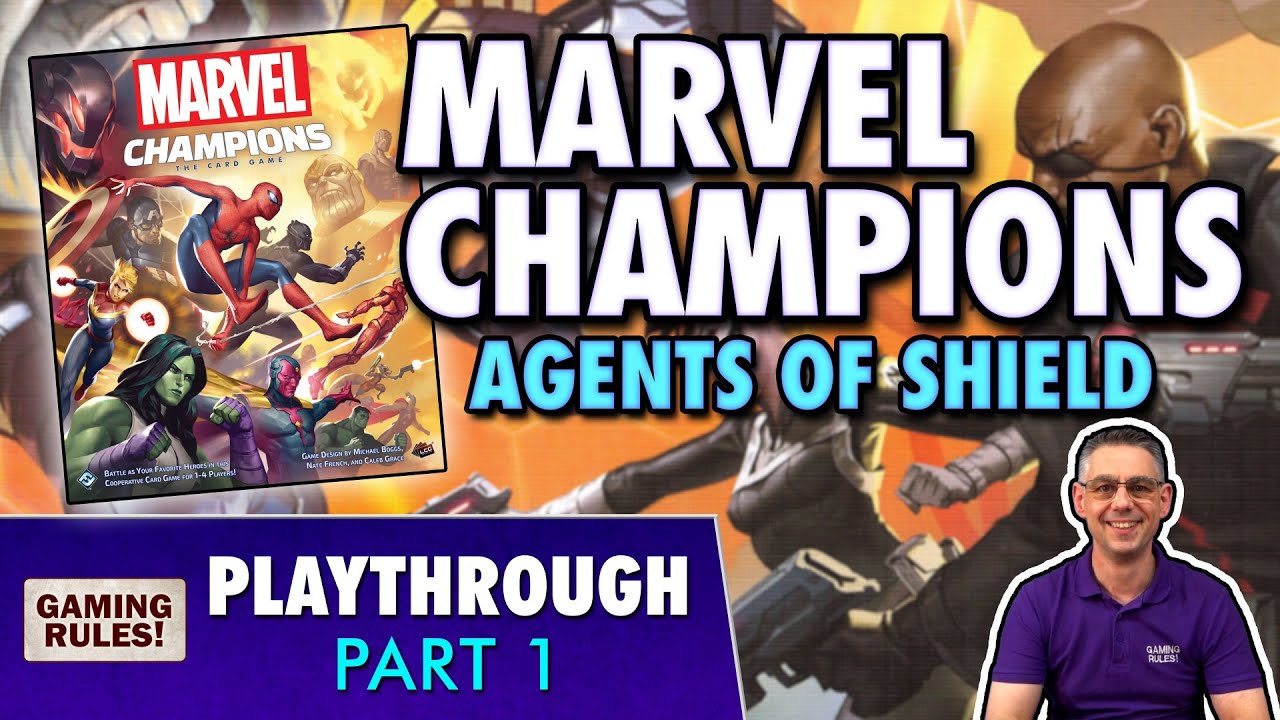 Marvel Champions: Agents of Shield - Campaign Playthrough Part 1 - YouTube