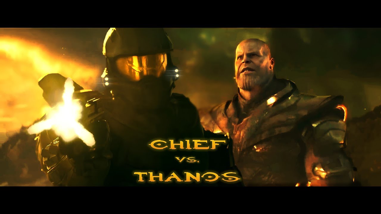 Master Chief vs. Thanos (Mashup Fight Scene) - YouTube