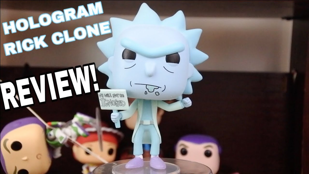 Rick & Morty Hologram Rick Clone Hot Topic Exclusive Glow In The Dark ...