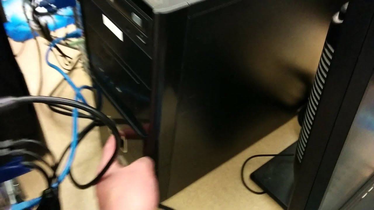 Ocean Shore School - Computer Lab - Projector Usage Tutorial - YouTube