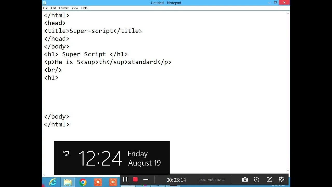 about of power subscript and super script - YouTube