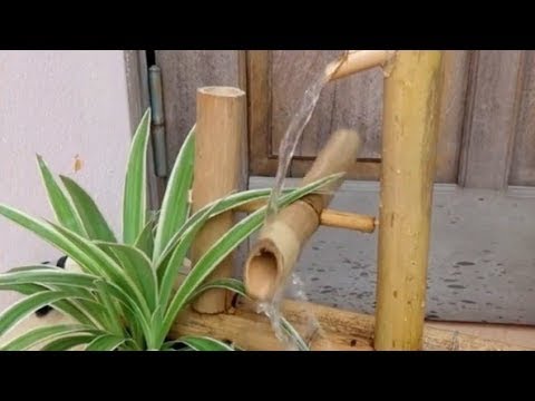 Idée Bricolage : Faire Une Cascade Miniature en Bambou Pour Votre ...