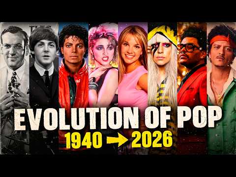 EVOLUTION OF POP MUSIC (1940 - 2026)