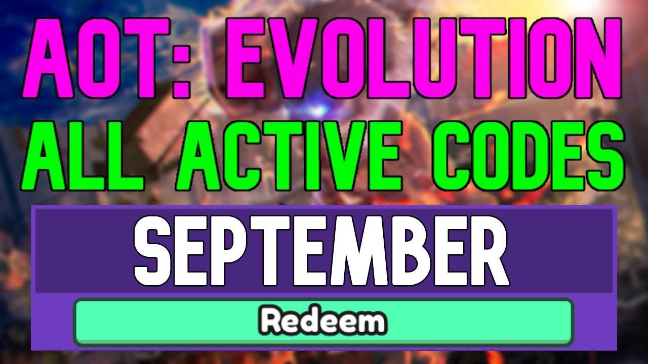 All New September 2022 Codes for Attack on Titan: Evolution ROBLOX ...