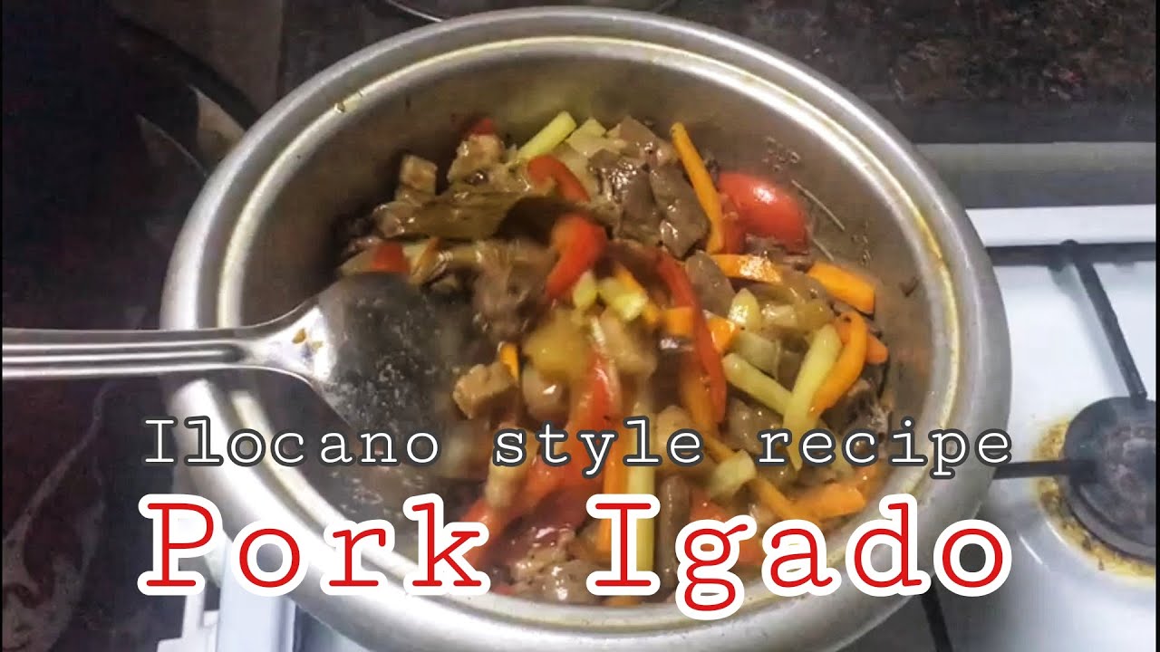 IGADO / Pork igado ilocano recipe / with pork heart, liver and pork ...