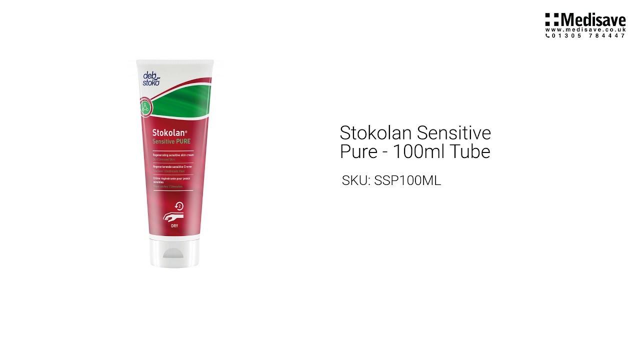 Stokolan Sensitive Pure 100ml Tube SSP100ML - YouTube