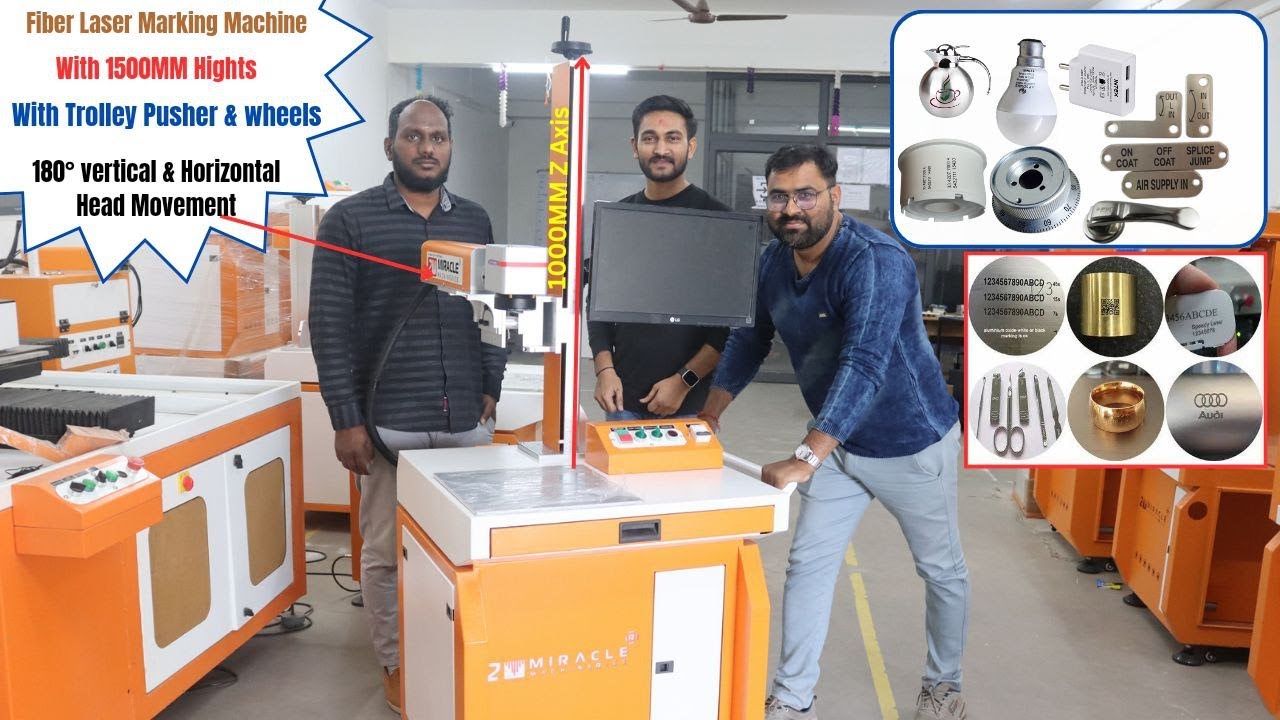 Laser Machine with 1000MM Z Axis | Miracle Machineries - YouTube