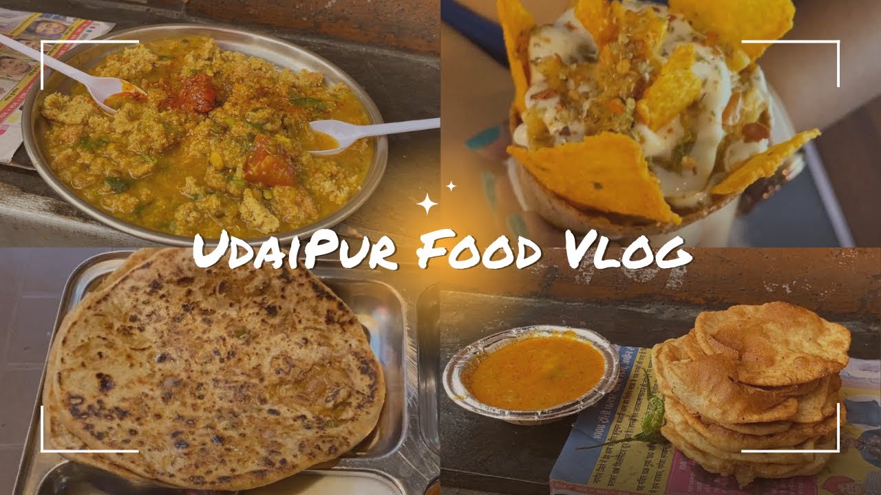 Udaipur Food Vlog | Udaipur food tour | Best Local Food in Udaipur ...
