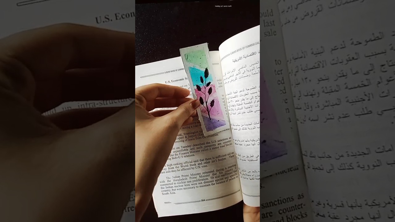 easy book mark making /paper craft #shorts - YouTube