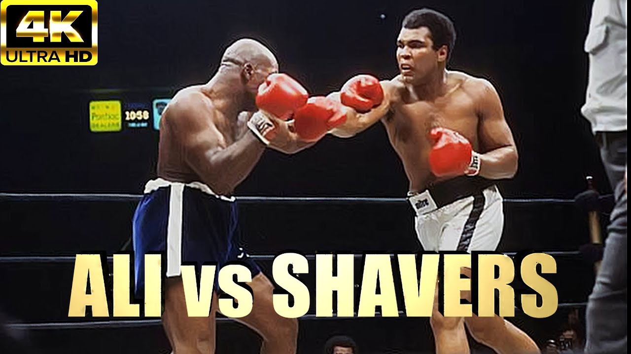 Muhammad Ali vs Earnie Shavers | LEGENDARY Highlights Boxing Fight | 4K ...