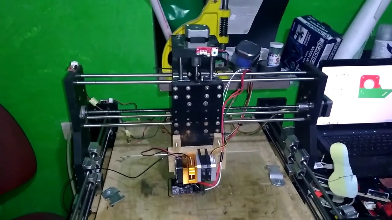 CNC Impresora 3D casera - YouTube