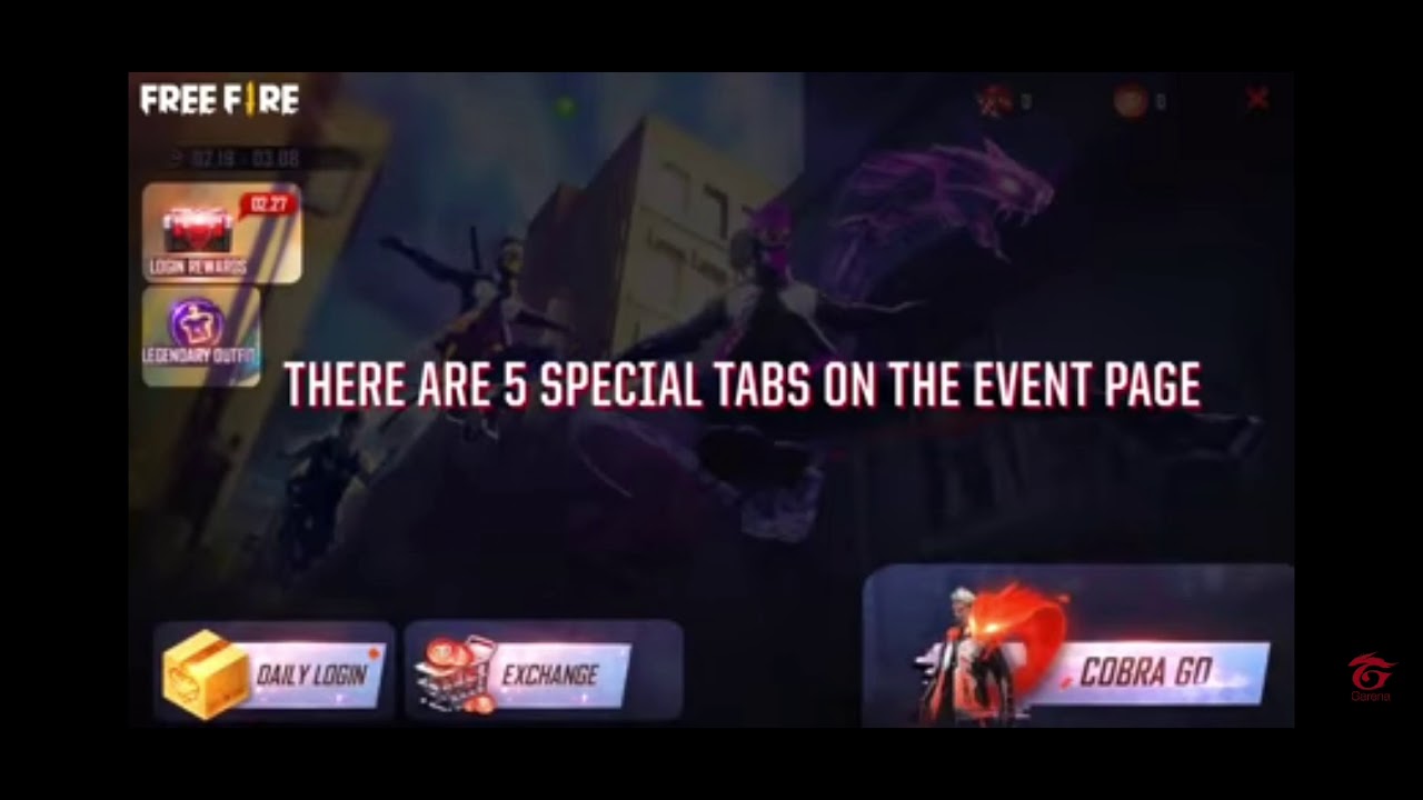 Cobra Special Interface | Garena free fire - YouTube