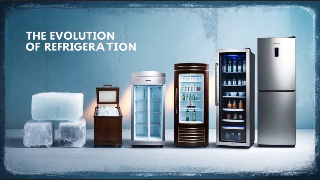 The Evolution of Refrigeration - From Ice Boxes to Smart Fridges - YouTube