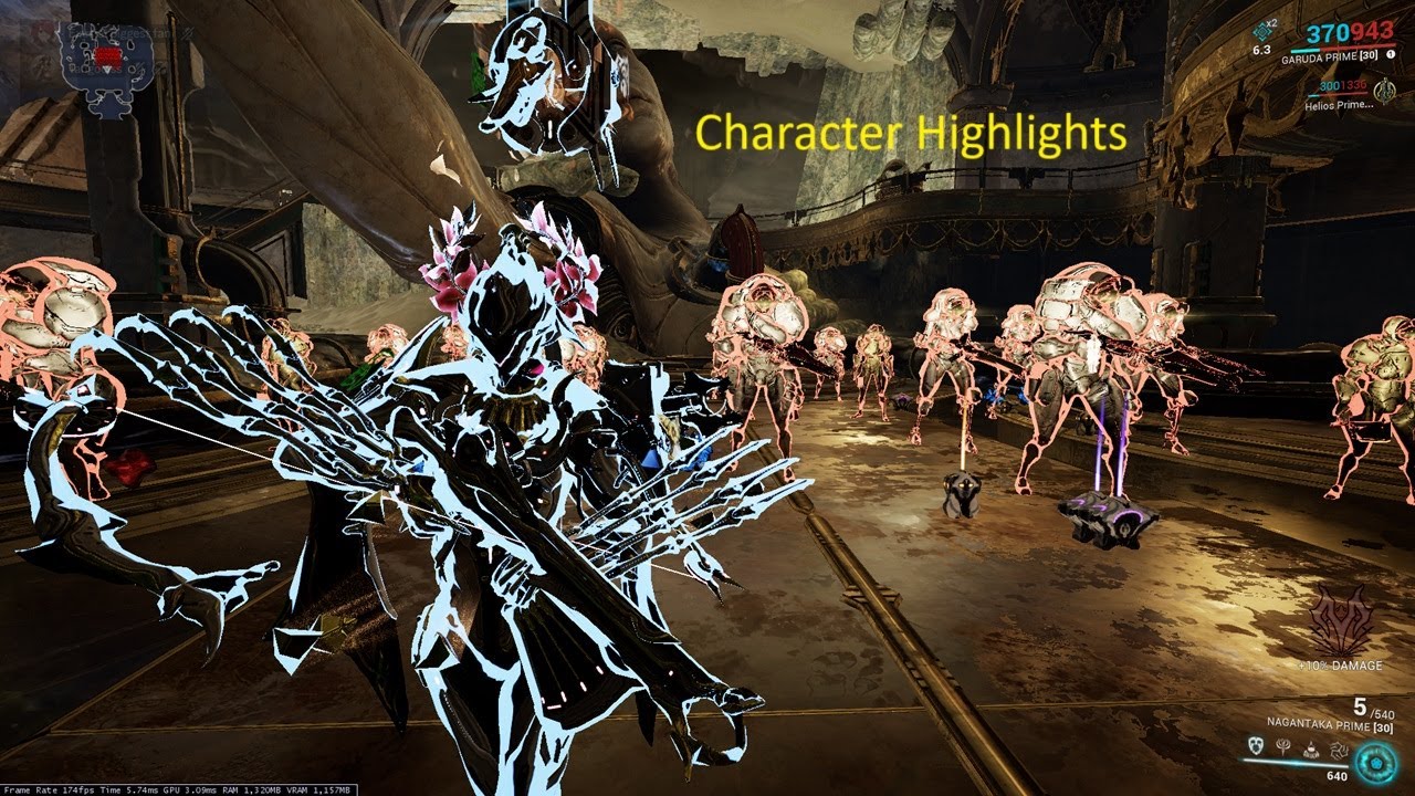 Warframe How to enable character highlighting (Accessibility option ...
