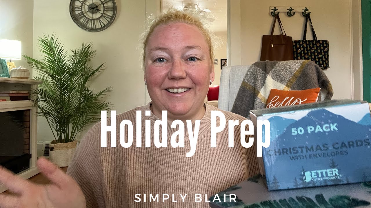 Holiday Prep | Spreadsheet Organization and What I've done so far - YouTube