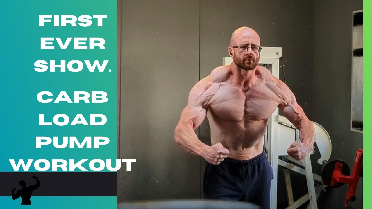 First bodybuilding show - peak week - carb load and pump workout - YouTube