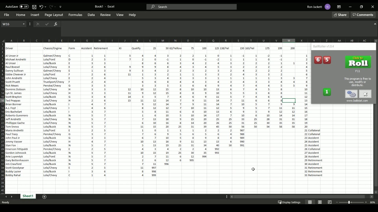 Daring Racers: 1992 Indy 500 Sim - YouTube