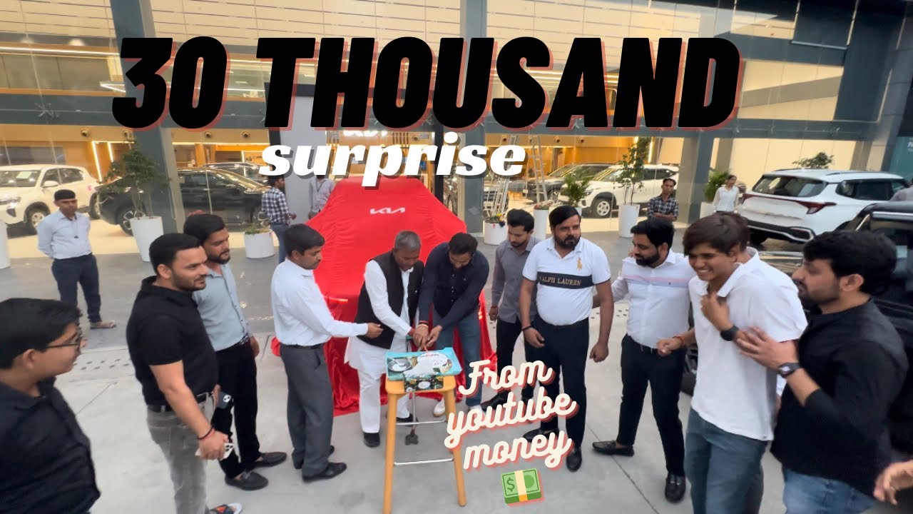 30 thousand subscribers surprise 😳 vlog from first YouTube money 💵 ...