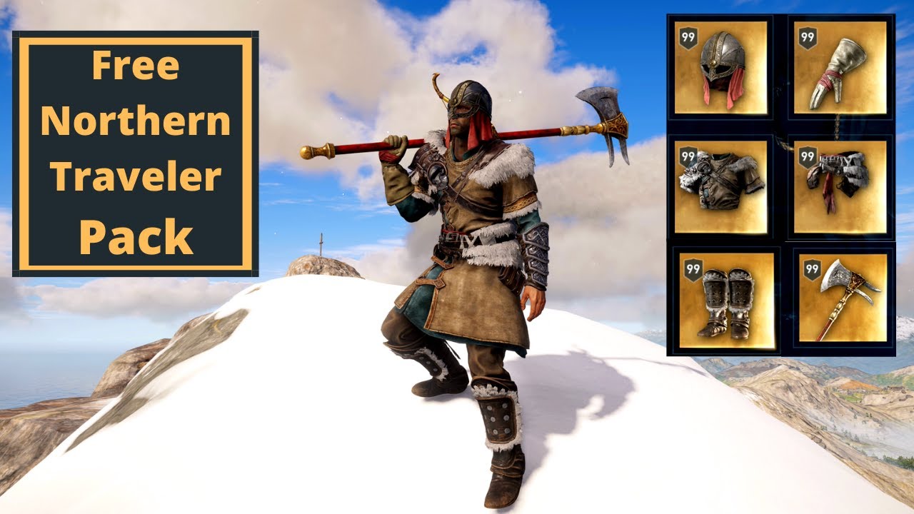 Assassins Creed Odyssey| Northern Traveler Pack| Free Pack - YouTube