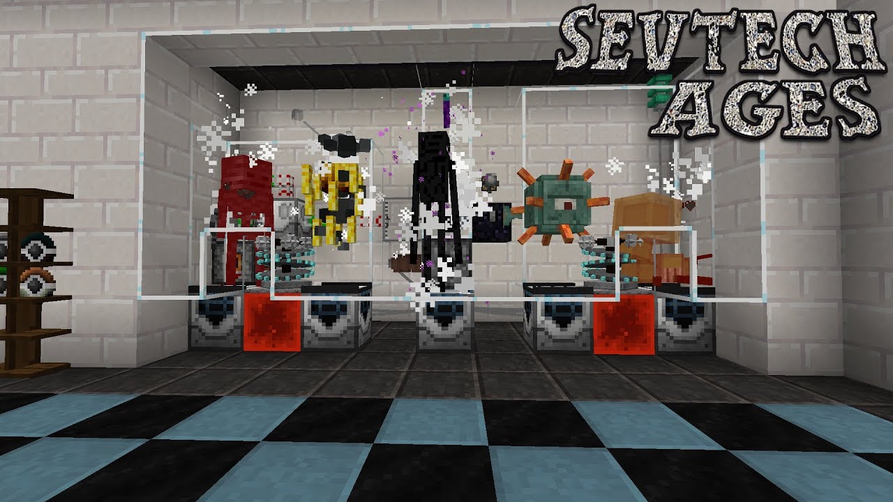 Super Compact and OP Mob System : SevTech Ages Lp Ep #57 Minecraft 1.12 ...