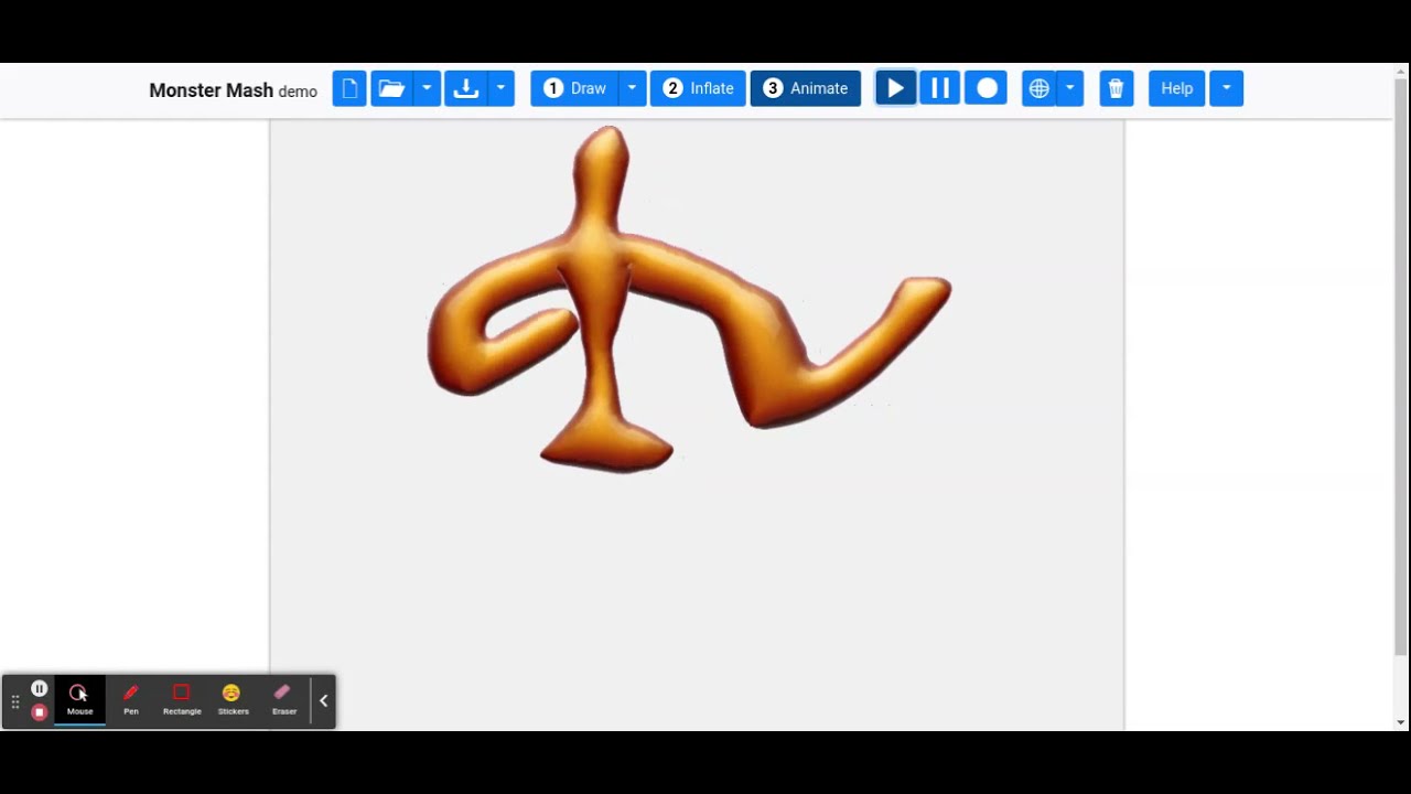 Monster Mash: New Sketch-Based Modeling and Animation Tool - YouTube