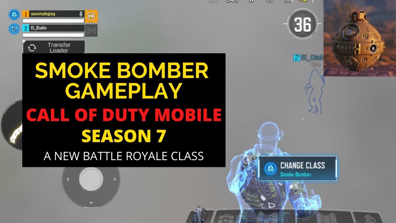 Call of Duty Mobile Season 7 Smoke Bomber Class Gameplay - YouTube