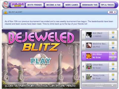 Facebook Game - Bejeweled Blitz Review - YouTube