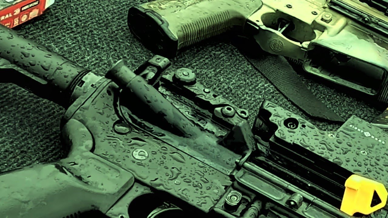 Gun Range in the Rain!! - YouTube