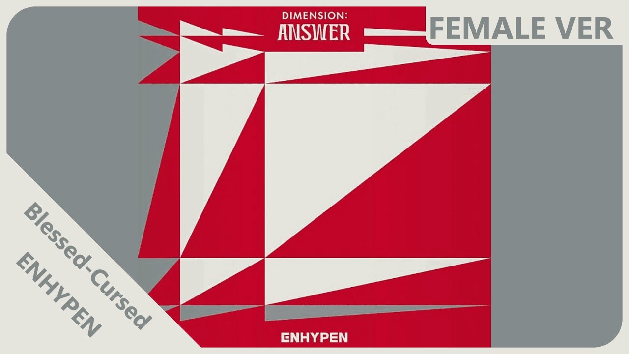 ENHYPEN - Blessed-Cursed | Female Version - YouTube