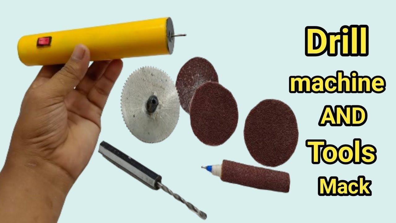 DIY Powerful Drill Machine/How to Make mini Drill Machine at Home - YouTube