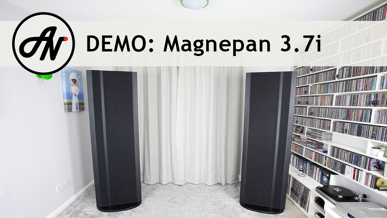 Magnepan 3.7i Speakers - Video Demonstration - YouTube
