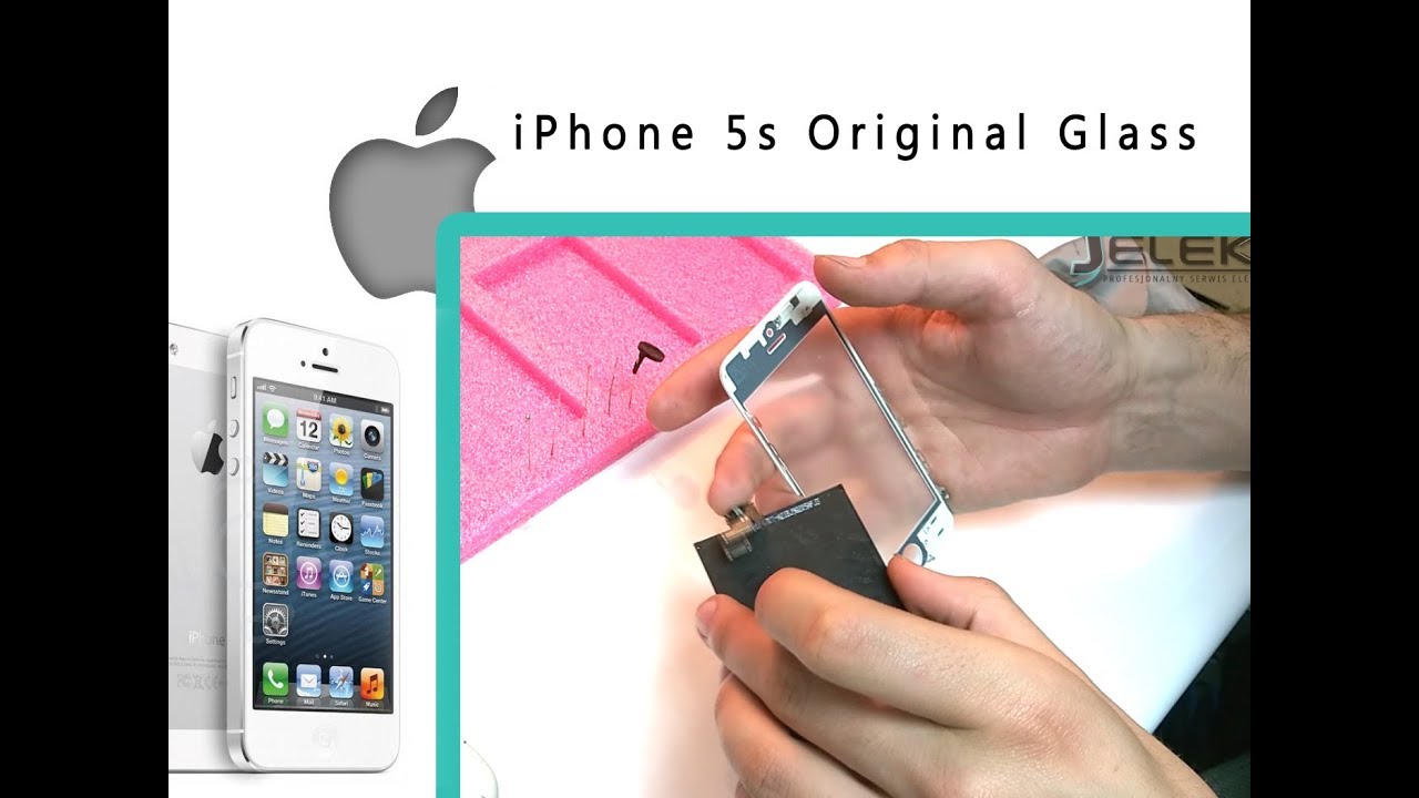 iPhone 5 5S Original Glass with frame Replacement New Method 2018 - YouTube