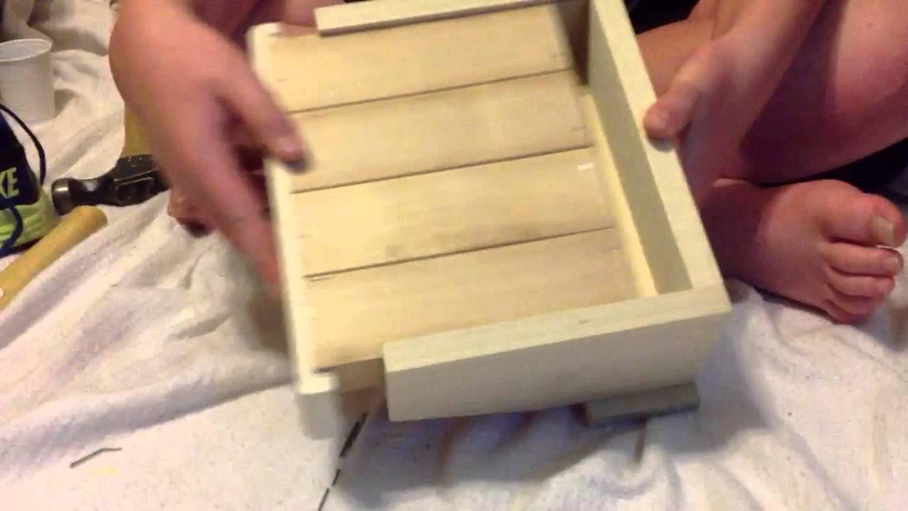 The final box with the drawer part 7 of how to make a box - YouTube