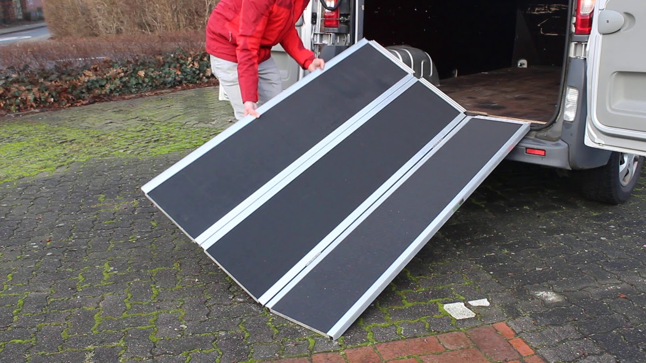 TrutzHolm Alu Auffahrrampe Rampe 3 fach faltbar Verladerampe ...