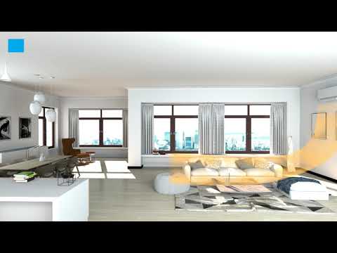 Klimaanlage DAIKIN Stylish: Funktionsweise Coanda-Effekt - YouTube