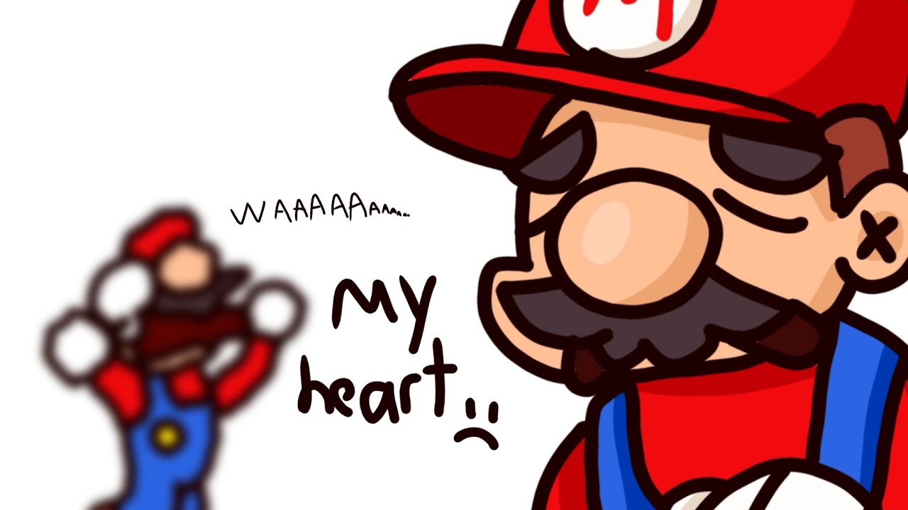 Sad Mario | lazy meme - YouTube