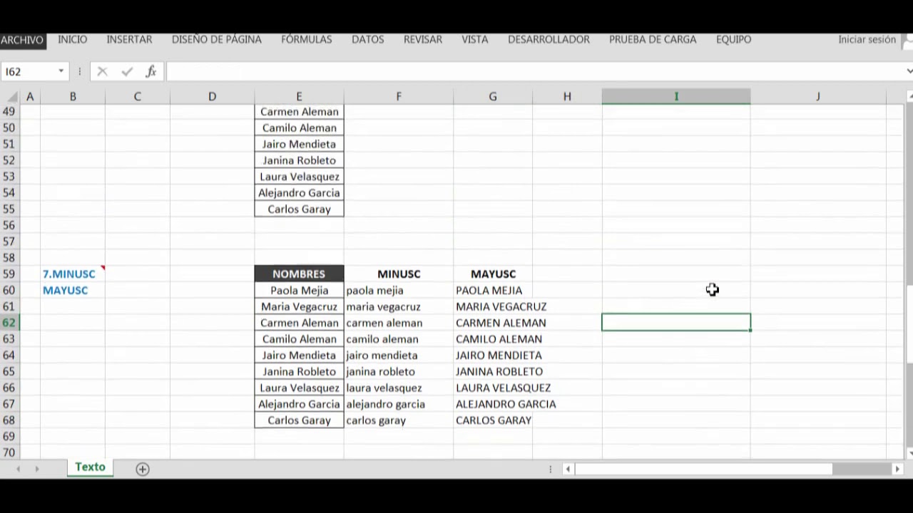 Funciones de texto - YouTube