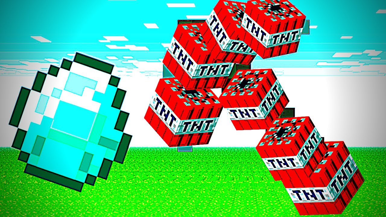 Can TNT Pickaxe mine upto DIAMONDS - YouTube