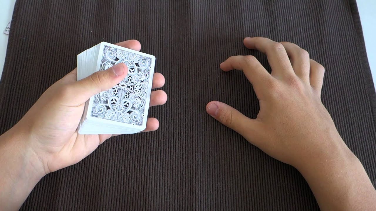 Double Undercut- Tutorial // Amazing card control and false cut HD ...
